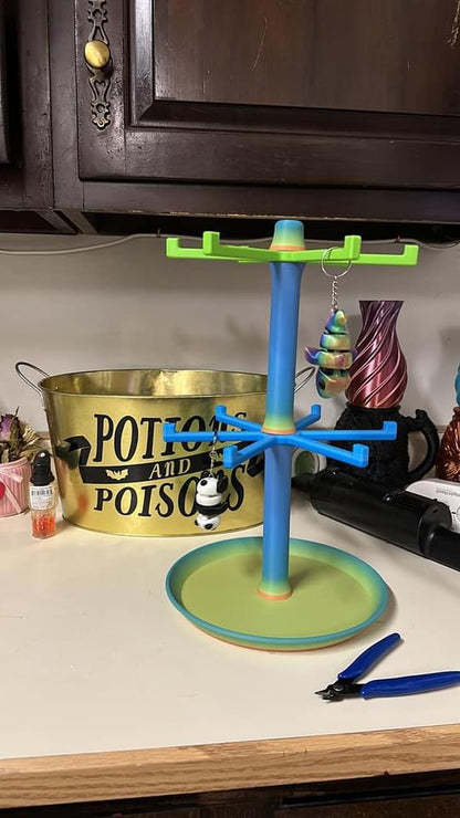 Modular Spinning Keychain Display (DIGITAL STL DOWNLOAD) – Raditive Prints