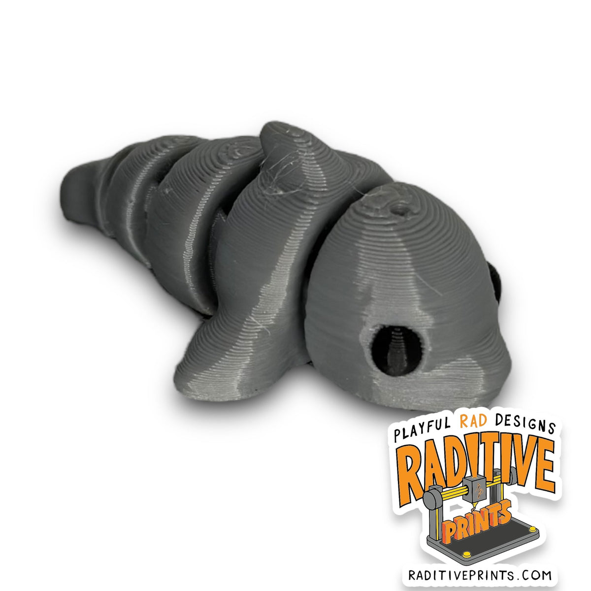 3D Printed Mini Dolphin Aquatic Fidget – Raditive Prints