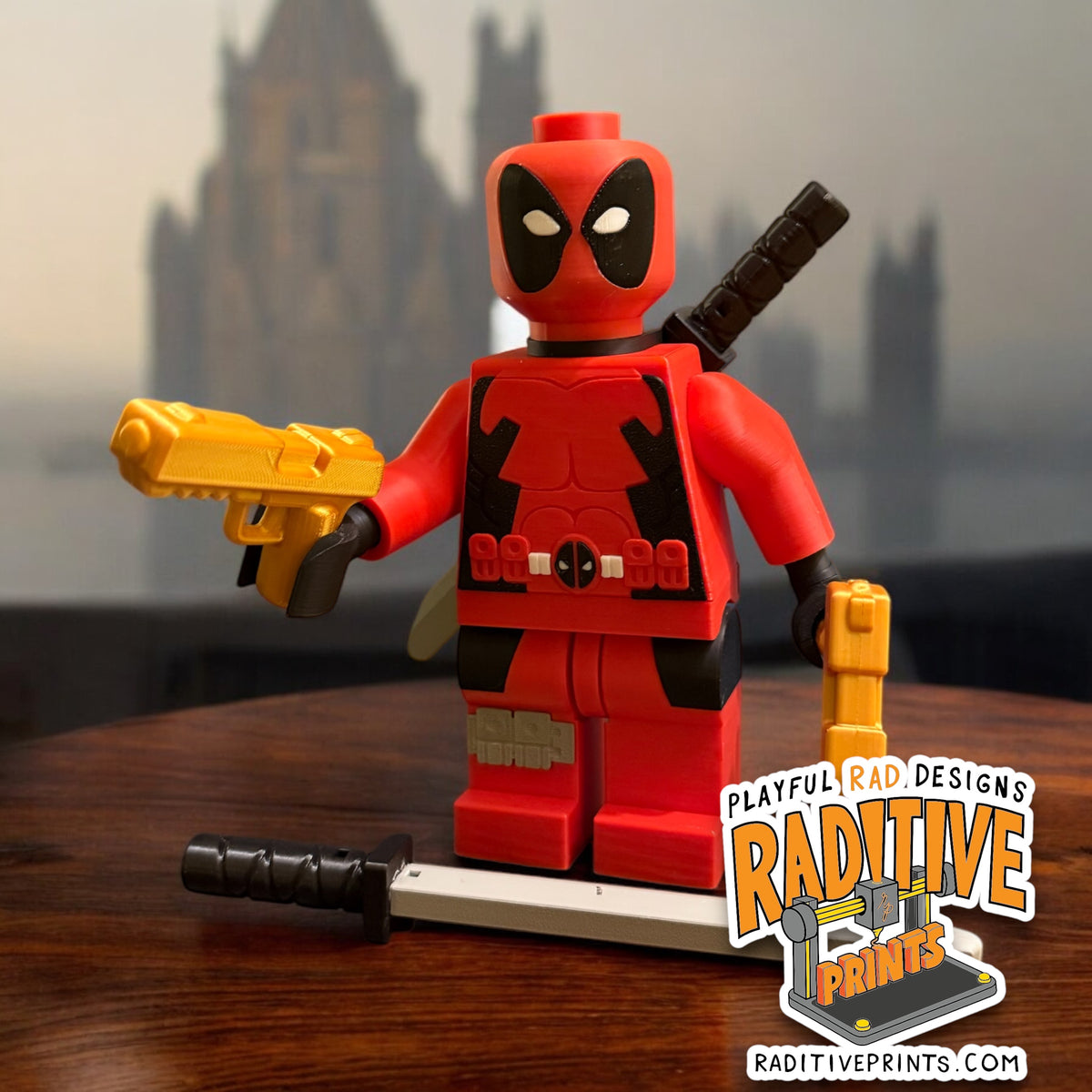 Big Brick Superhero Character Model – Extra-Large Mini Figure ...